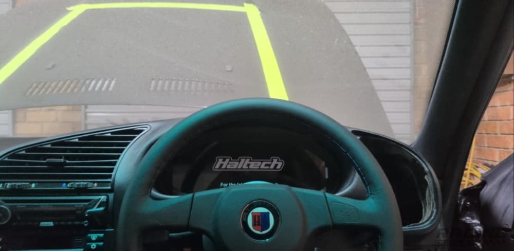 BMW E36 Dash Cluster Mount for Haltech UC-10 Display – GB Enterprises ...