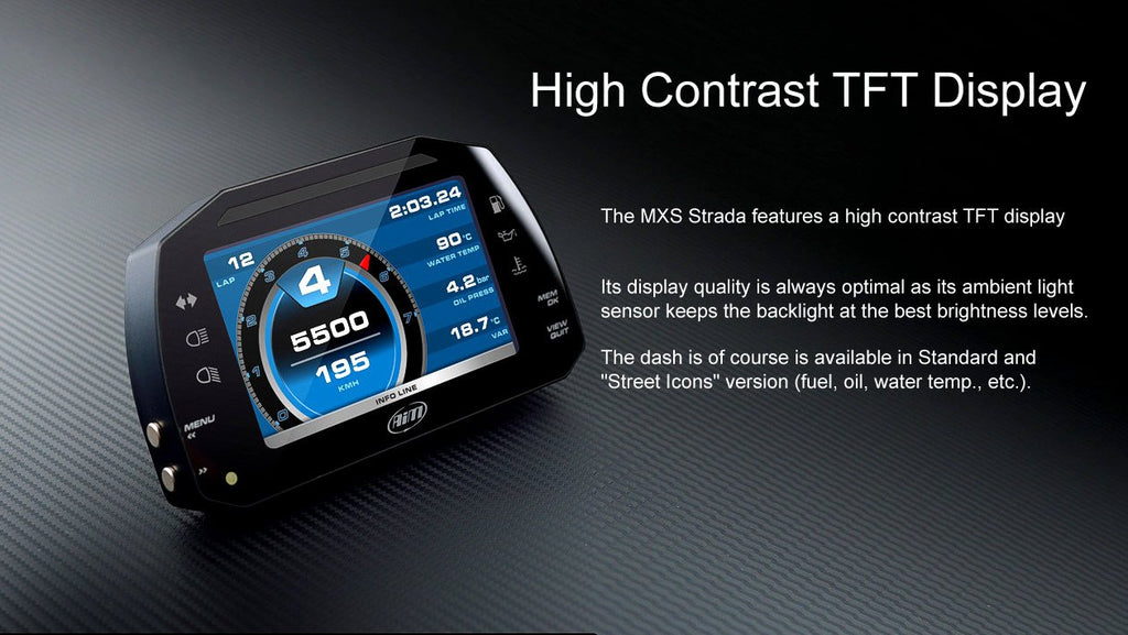 Link MXS Strada Edition Dash Display System / Digi Dash - Race Edition ...